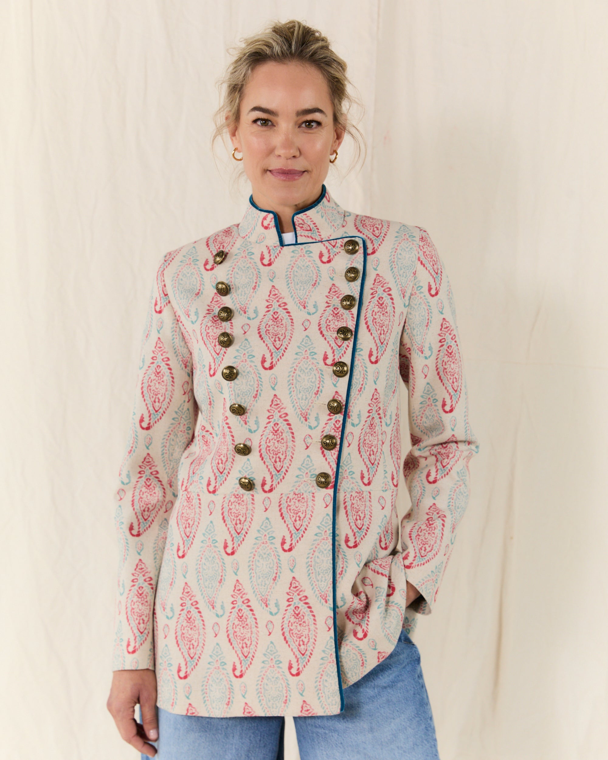 Military Jacket Block Print – MOLOH